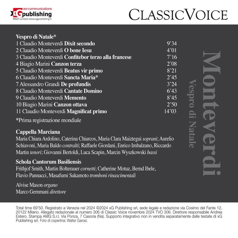 306 Novembre 2024 Musica Classica